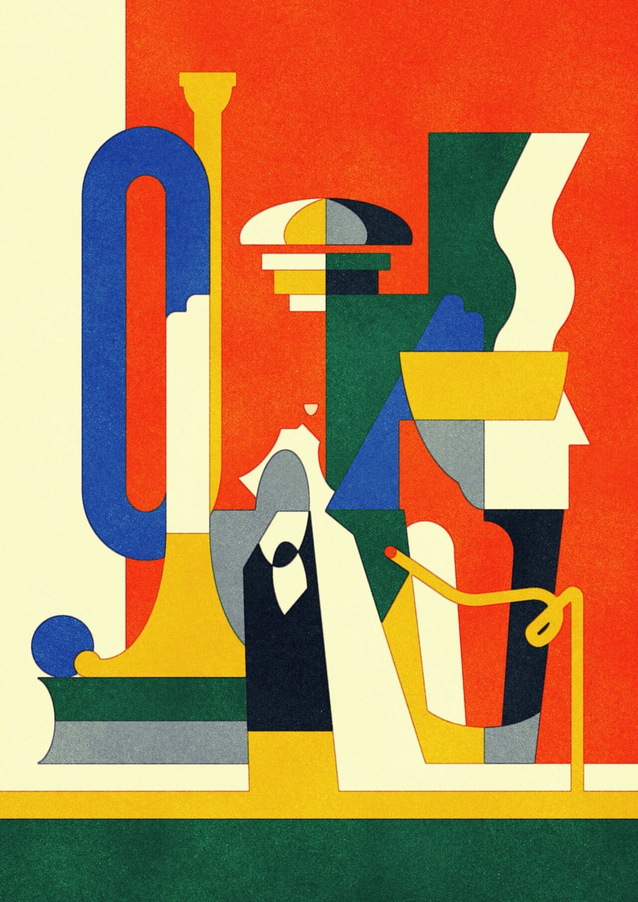 Geometric Expressions, Illustrations by Yasuo-Range - EverythingWithATwist